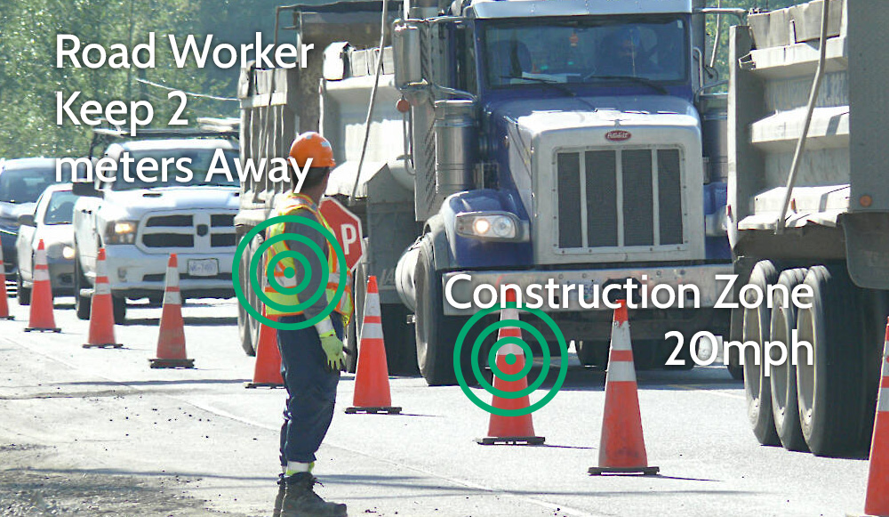 Protects highway and emergency workers: Recognizes personnel, sets safe ...